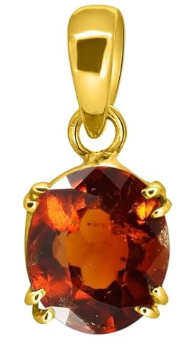 9.25 Ratti 8.00 Carat Natural Hessonite Garnet Gomed Astrological Gold ...