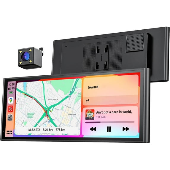 9.26" Wireless Portable Car Play Screen , OTA Updates, Backup Camera ...
