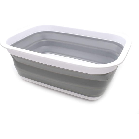 9.2L (2.37Gallon) Collapsible Wash Basin - Foldable Outdoor Picnic ...