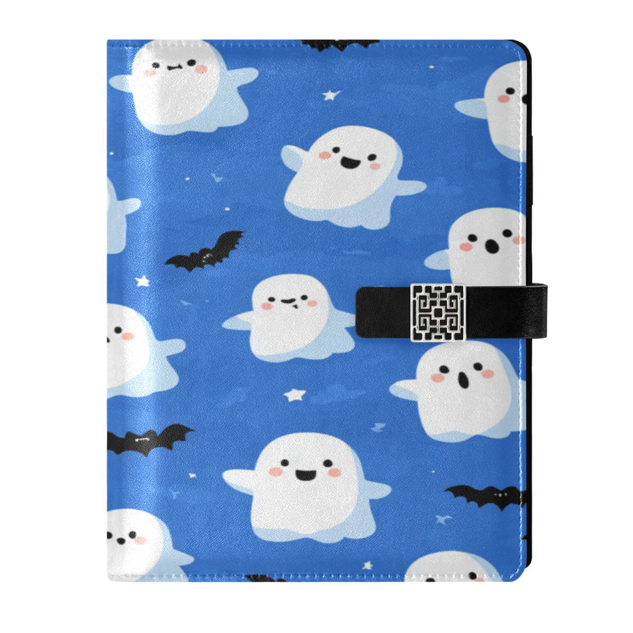 9.2x6.7 inch Leather Notebook 100 Sheets, Multi-Pocket Design & Pen ...