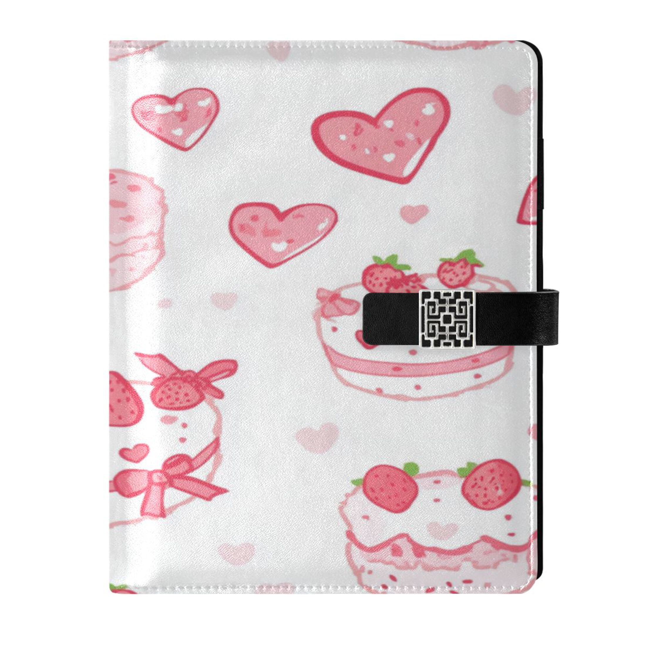 9.2x6.7 inch Leather Notebook 100 Sheets, Multi-Pocket Design & Pen ...