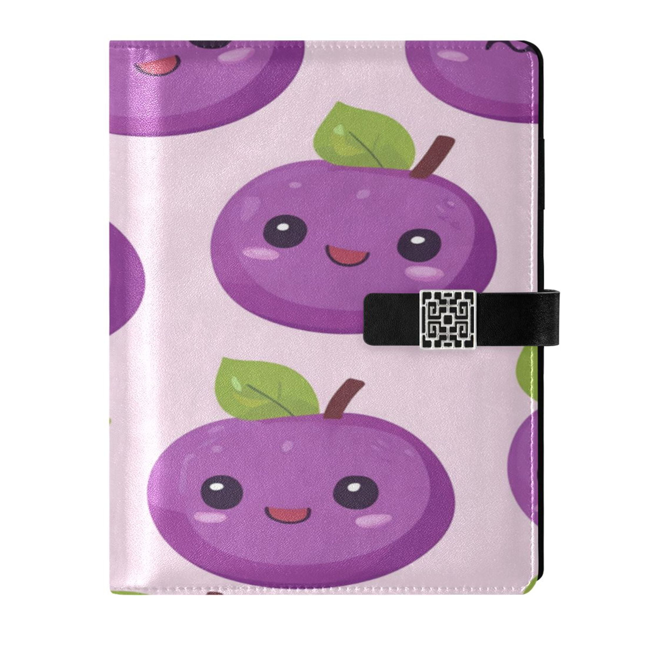 9.2x6.7 inch Leather Notebook 100 Sheets, Multi-Pocket Design & Pen ...