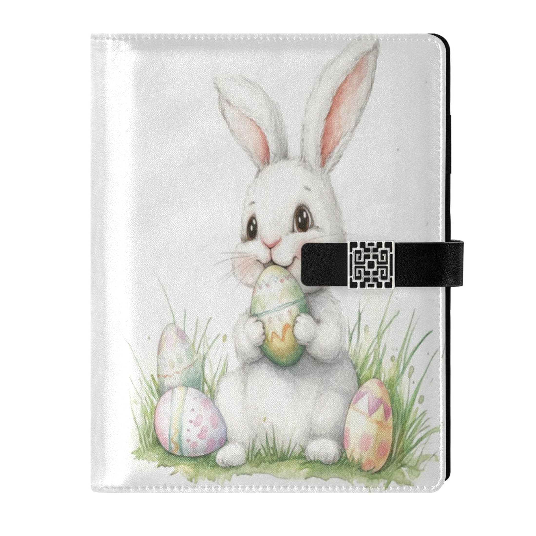 9.2x6.7 inch Leather Notebook 100 Sheets, Multi-Pocket Design & Pen ...