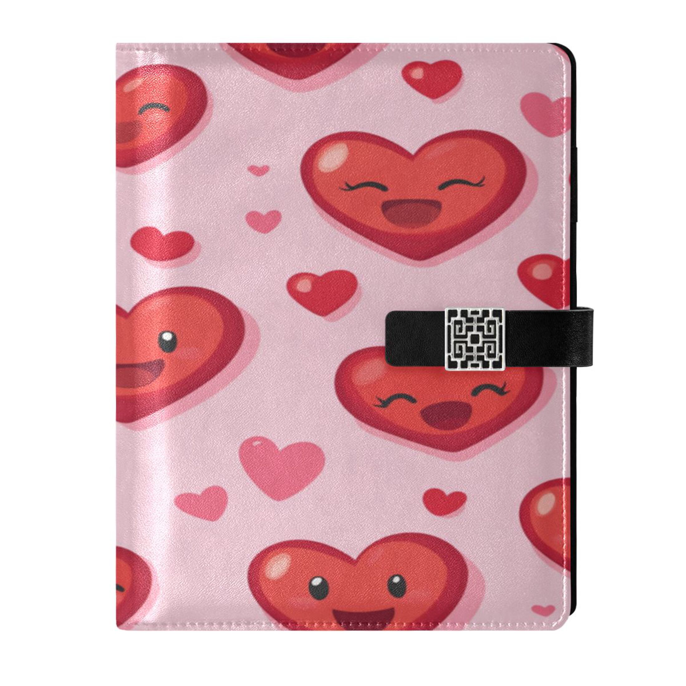 9.2x6.7 inch Leather Notebook 100 Sheets, Multi-Pocket Design & Pen ...