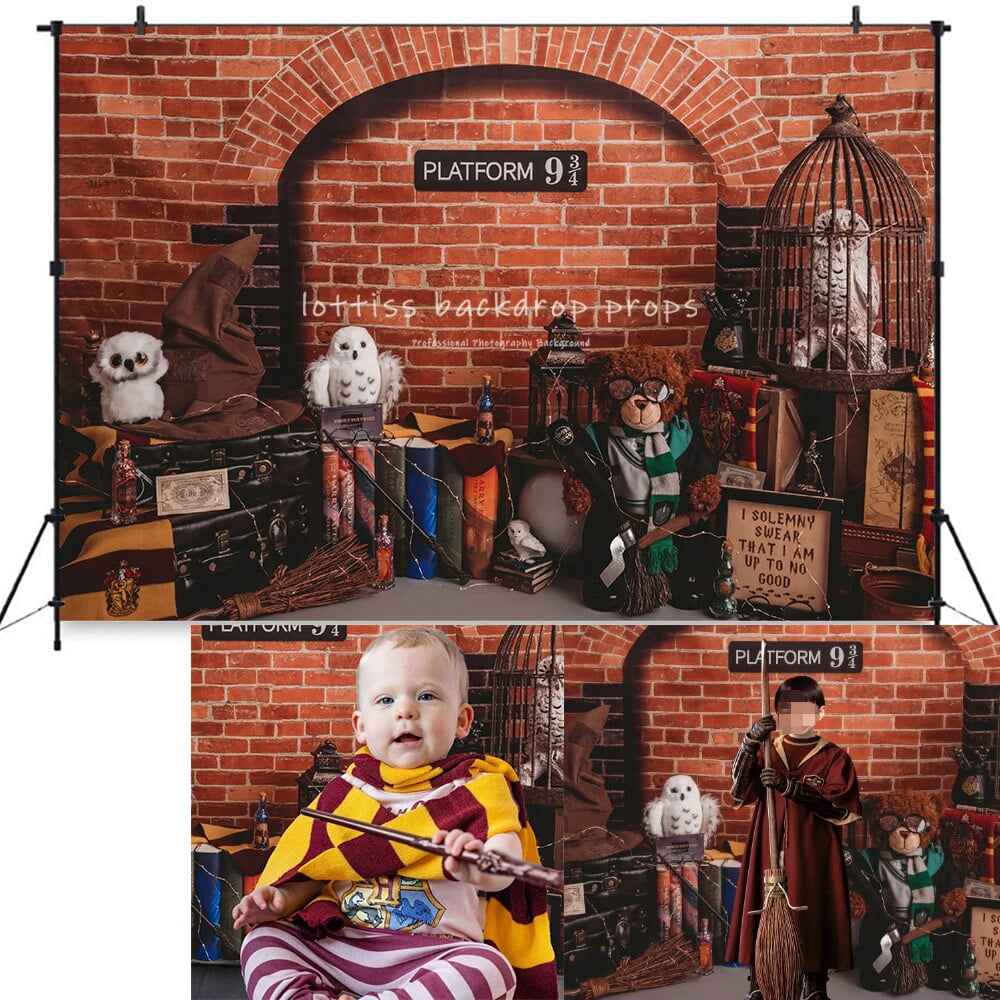 9 3/4 Cake Smash Kids 1st Birthday Backdrop For Photography Baby Shower ...