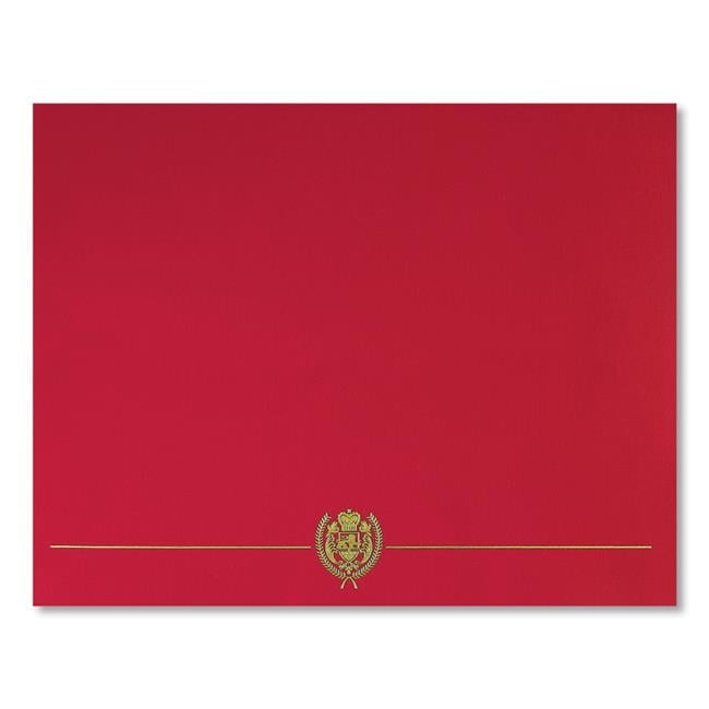 9.38 x 12 in. Classic Crest Certificate Covers, Red - Walmart.com