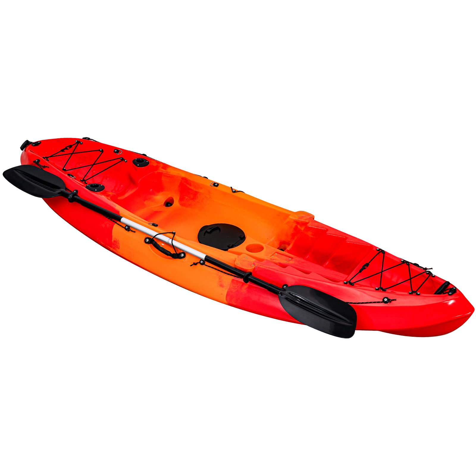 9.38FT Fishing Kayaks with Paddle, Sit on Top Kayak for Adults ...