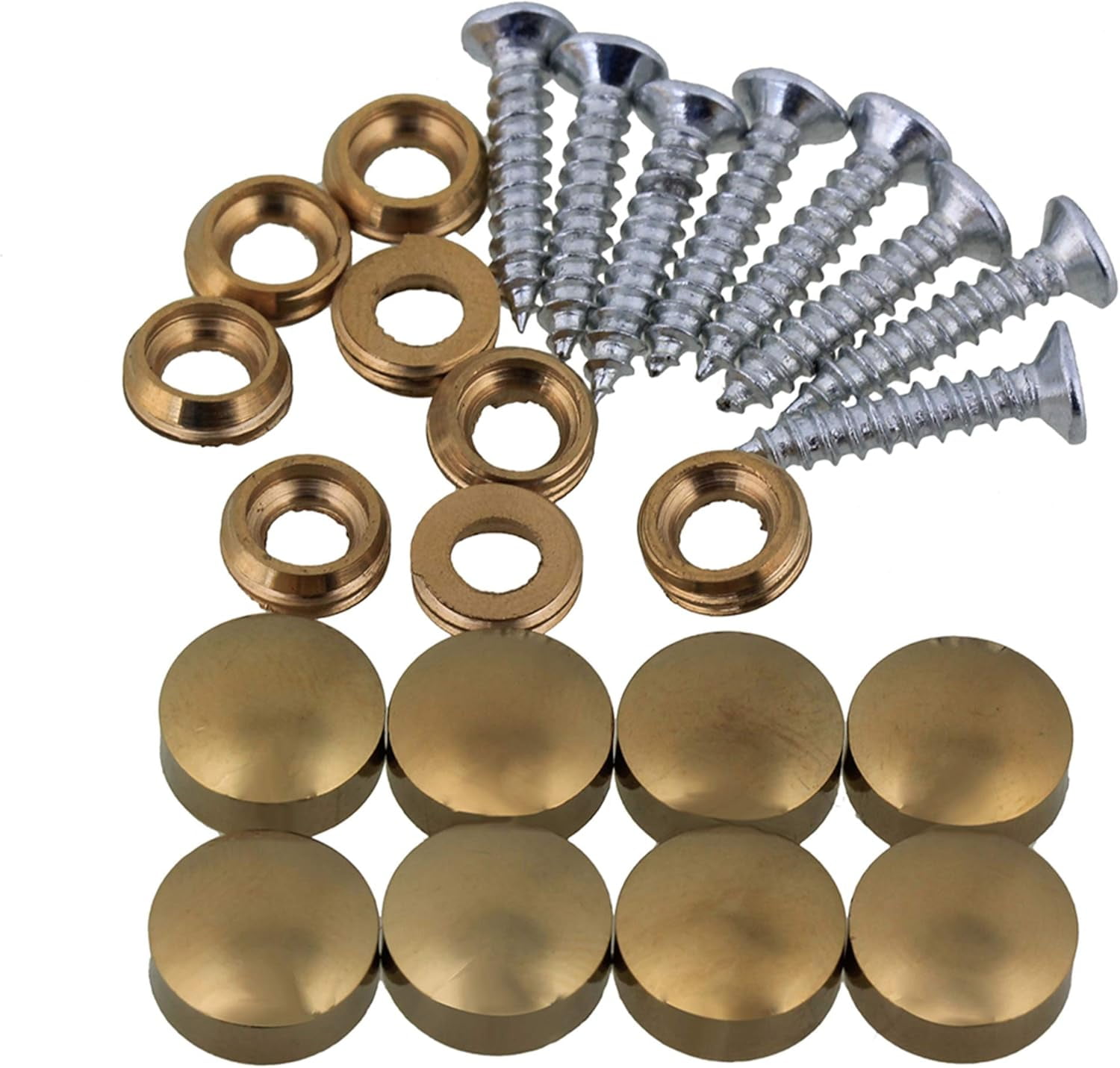 9.3mm Decorative Brass Mirror Screw Caps Covers Golden Nails for ...