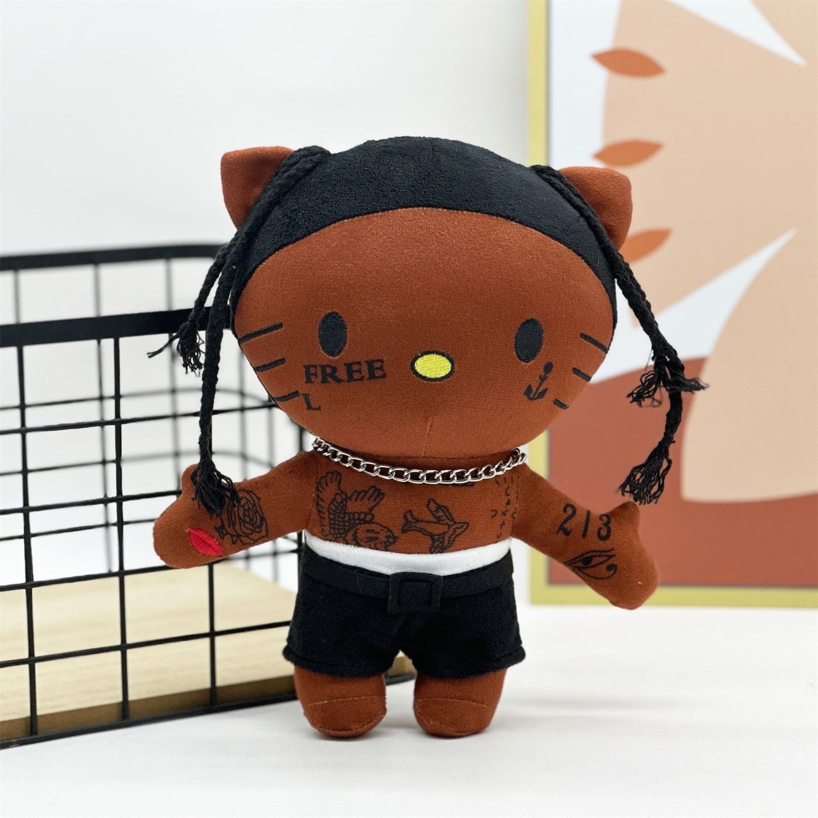 9.4" Hello Kitty Travis Scott Plush Toys and Figurines Around The Game ...