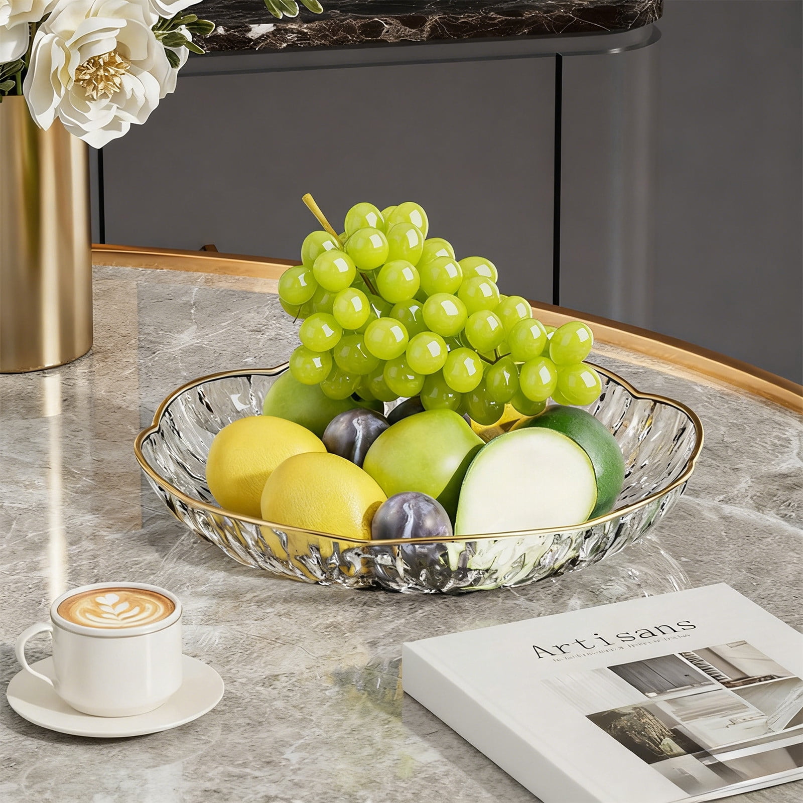9.45 inches/24cm fruit tray, high aesthetic fruit tray, home living ...