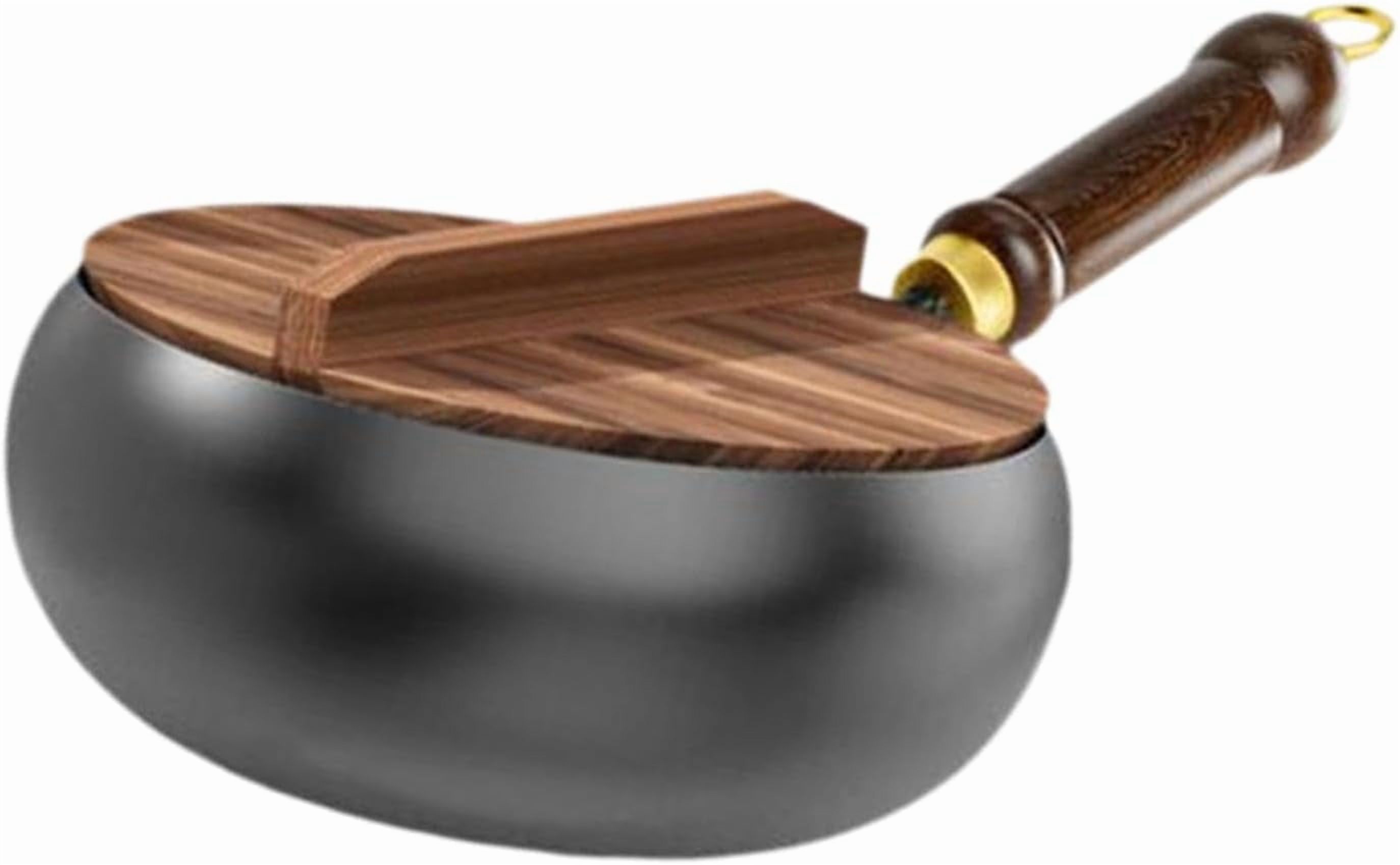 9.45inch Wok Pan Stir Fry Pan Cookware, Multipurpose Induction Cooker ...