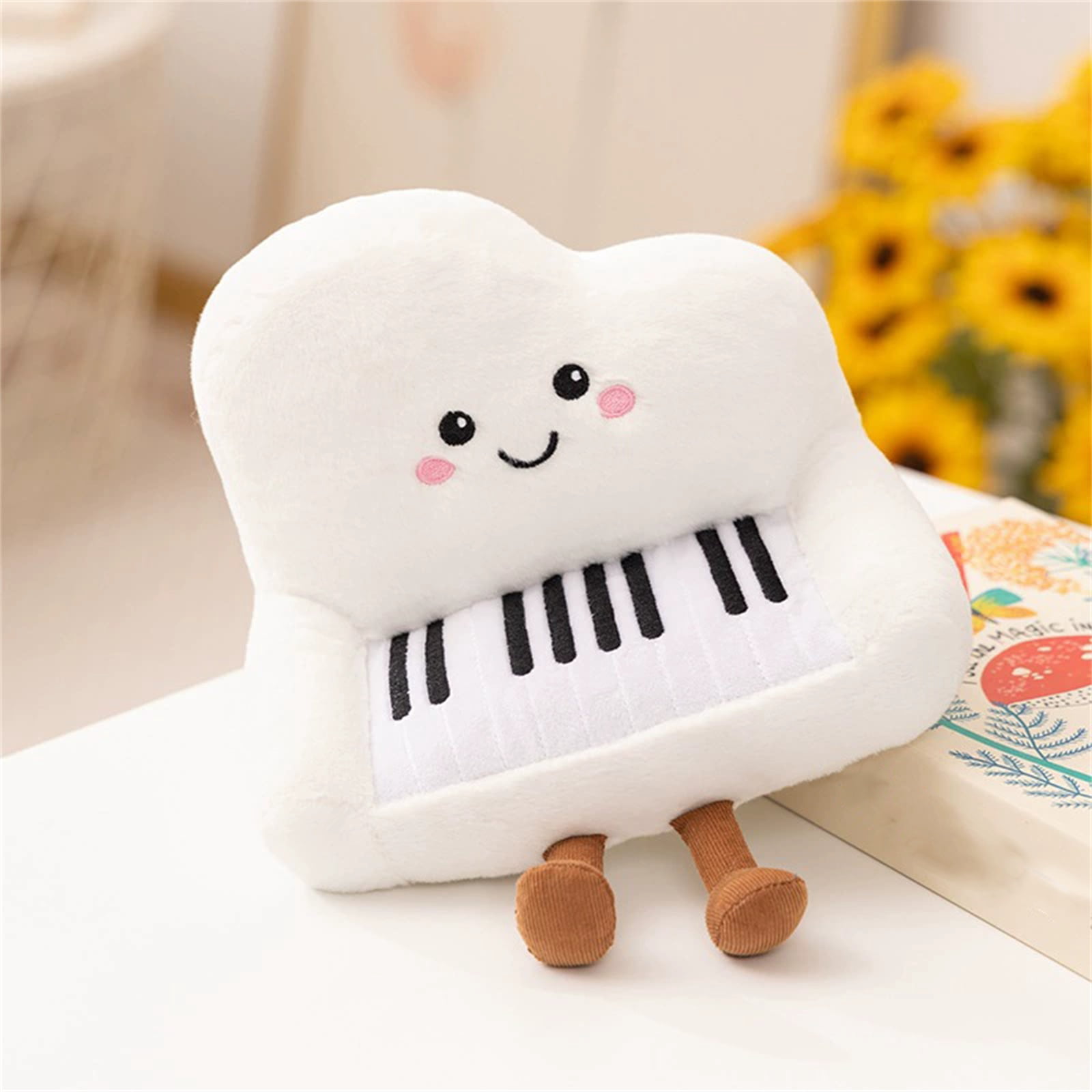 9.4inch Rock Star Piano Plush Toy - Soft Stuffed Musical Instrument ...