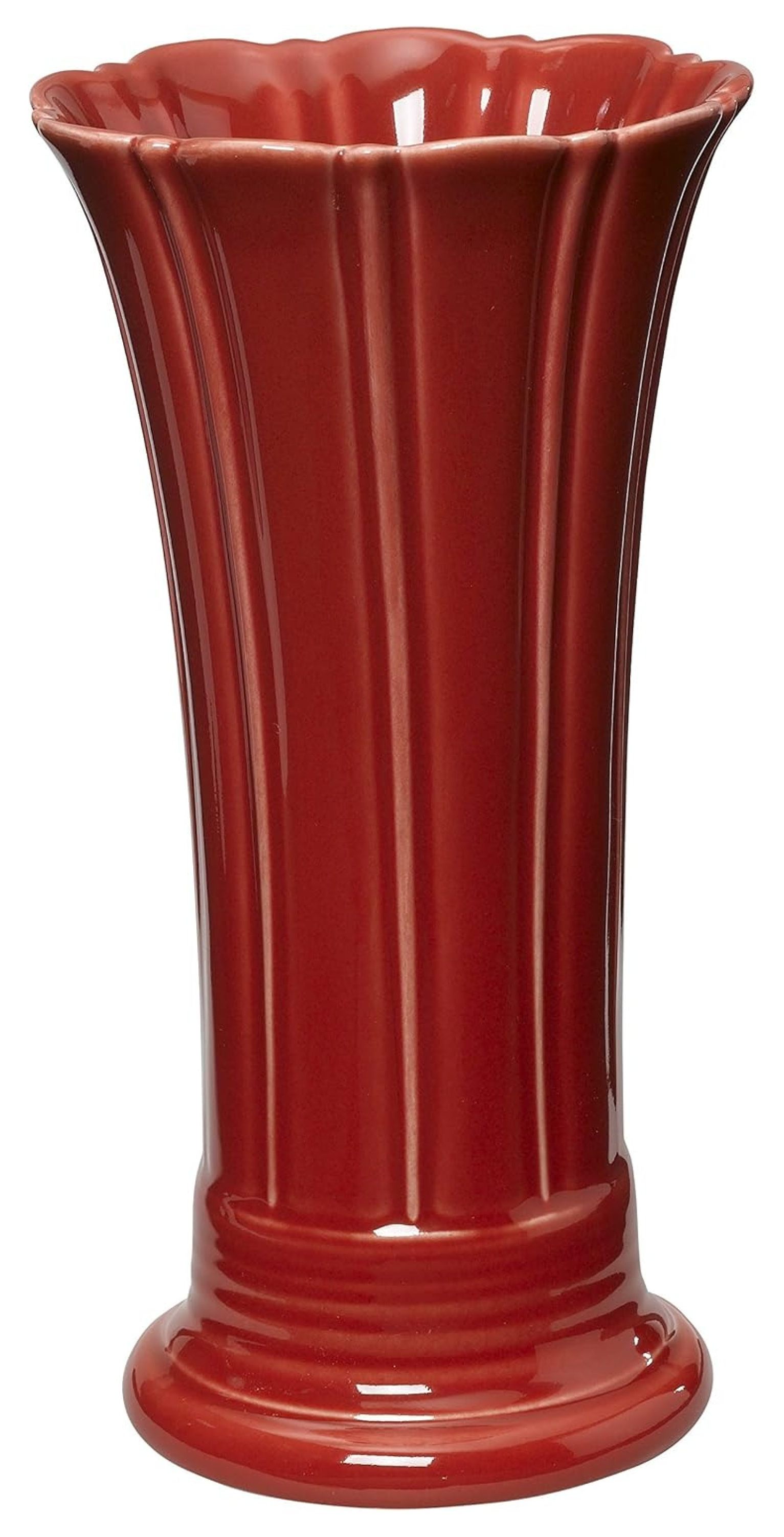 9-5/8-Inch Medium Vase, Scarlet - Walmart.com