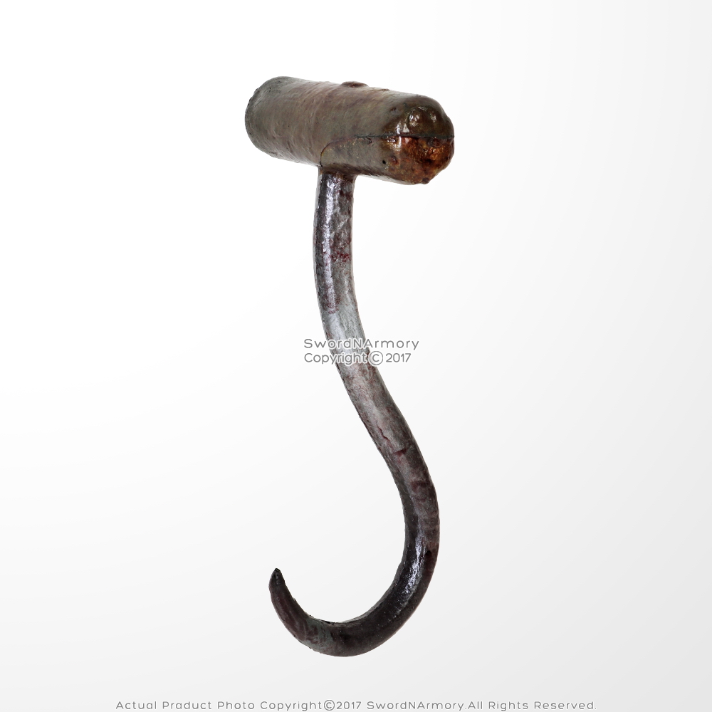 9.5 " Bloody Meat Hook Foam Horror Movies Cosplay Fisherman Weapon ...