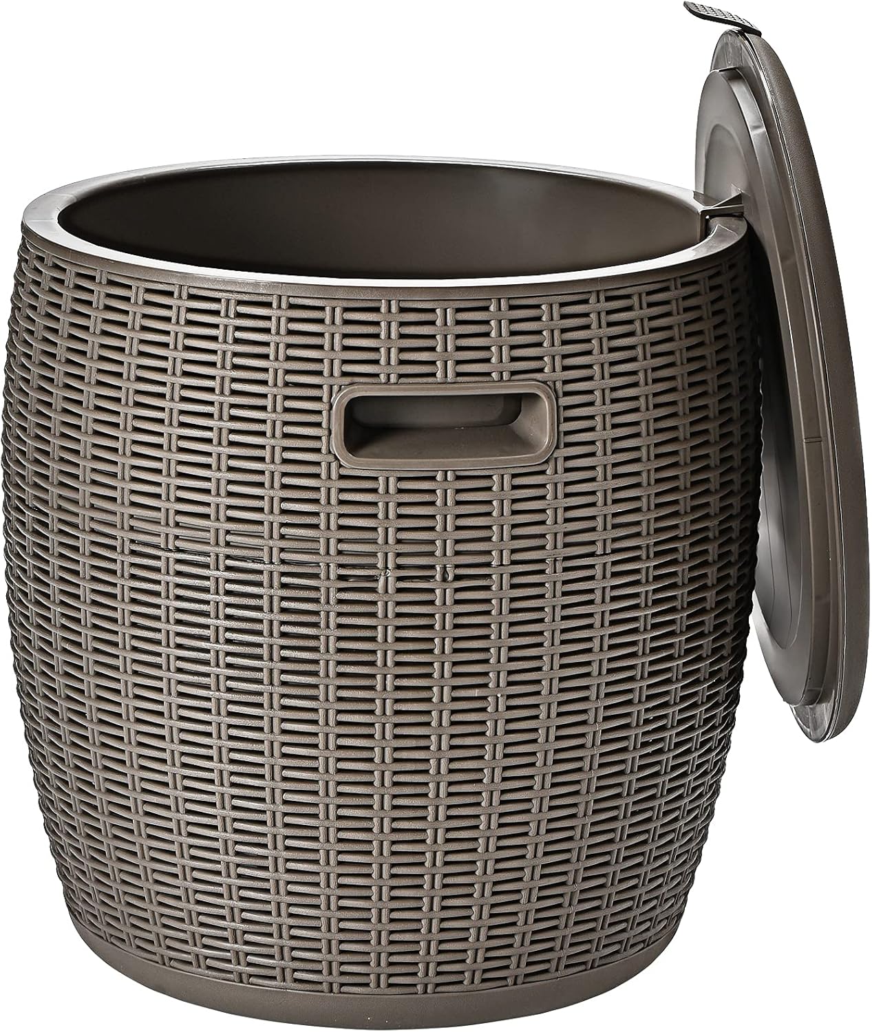 9.5 Gal Cooler Bar Table – Patio Wicker Ice Cooler with 4-in-1 Design ...