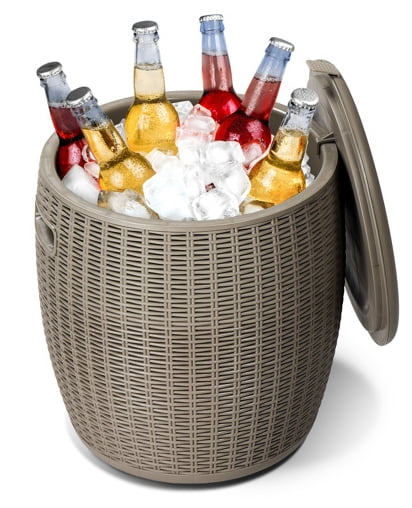 9.5 Gallon Cooler Side Table – Multi-Functional Outdoor Cooler with ...