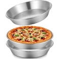 9.5 Inch Standard Version Deep Stainless Steel Pie & Tart Pans ...