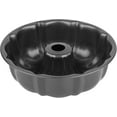 9.5" Non-stick Cake Pan, Heavy Duty Carbon Steel Fluted Tube Round ...