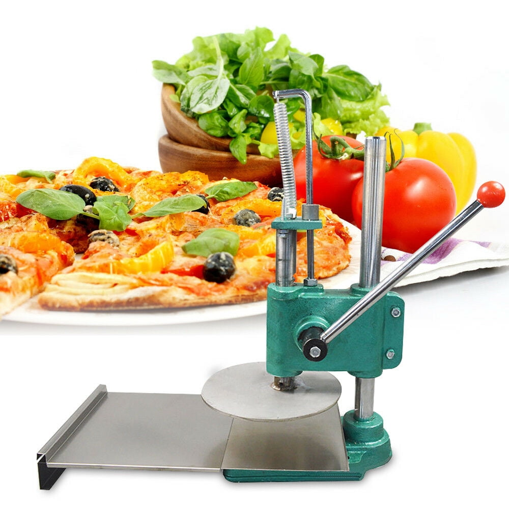 9.5" Pizza Dough Maker Machine Stainless Steel Household Manual Pastry ...