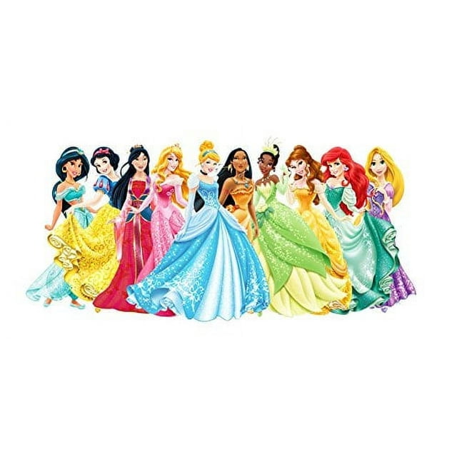 9.5" Round Princess Edible Image Cake Topper By TNCT - Walmart.com