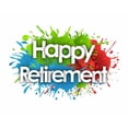Colorful Happy Retirement Edible Icing Image Cake Topper, by Tnct ...
