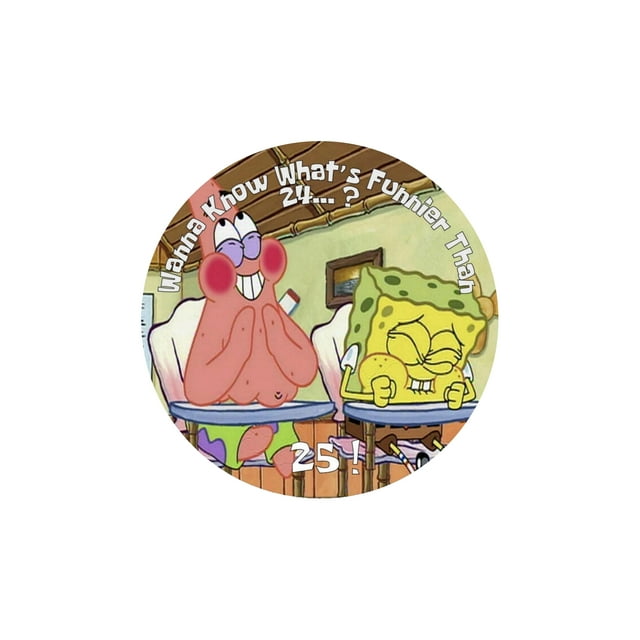 9.5" Round Spongebob 24 25 Edible Image Cake Topper By TNCT - Walmart.com