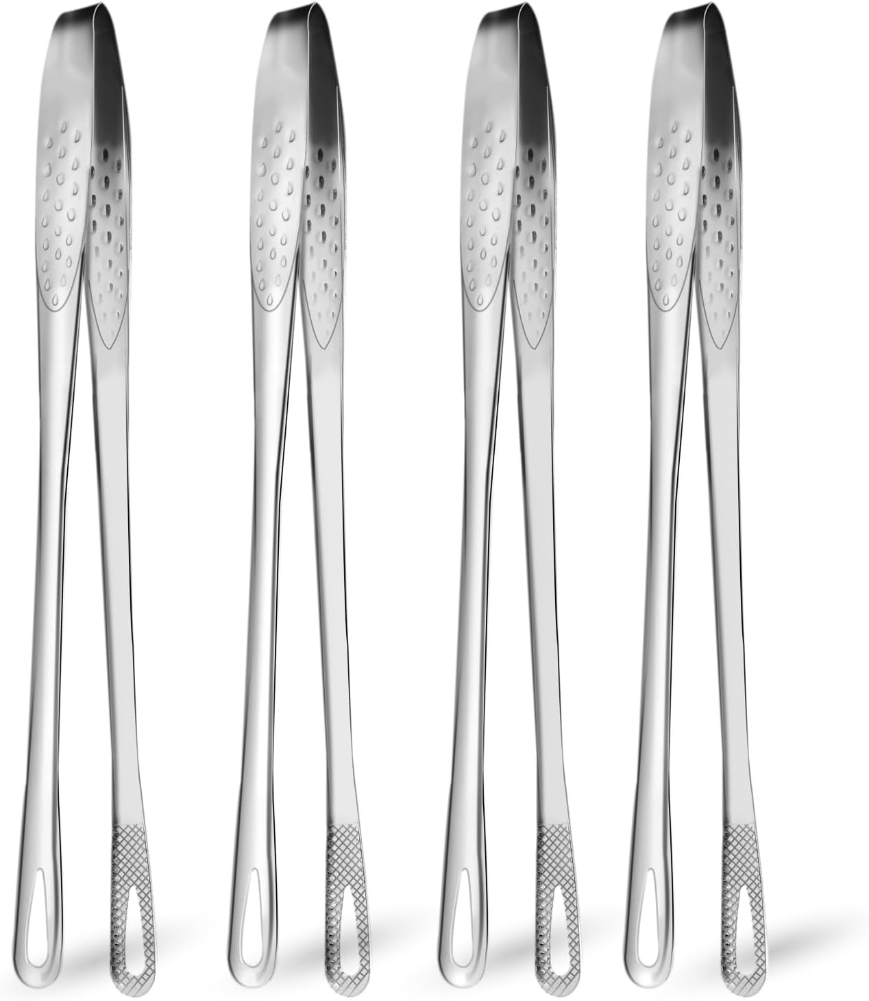 9.5 inch Kitchen Tweezers BBQ Tongs Korean and Japanese Cooking Tongs ...