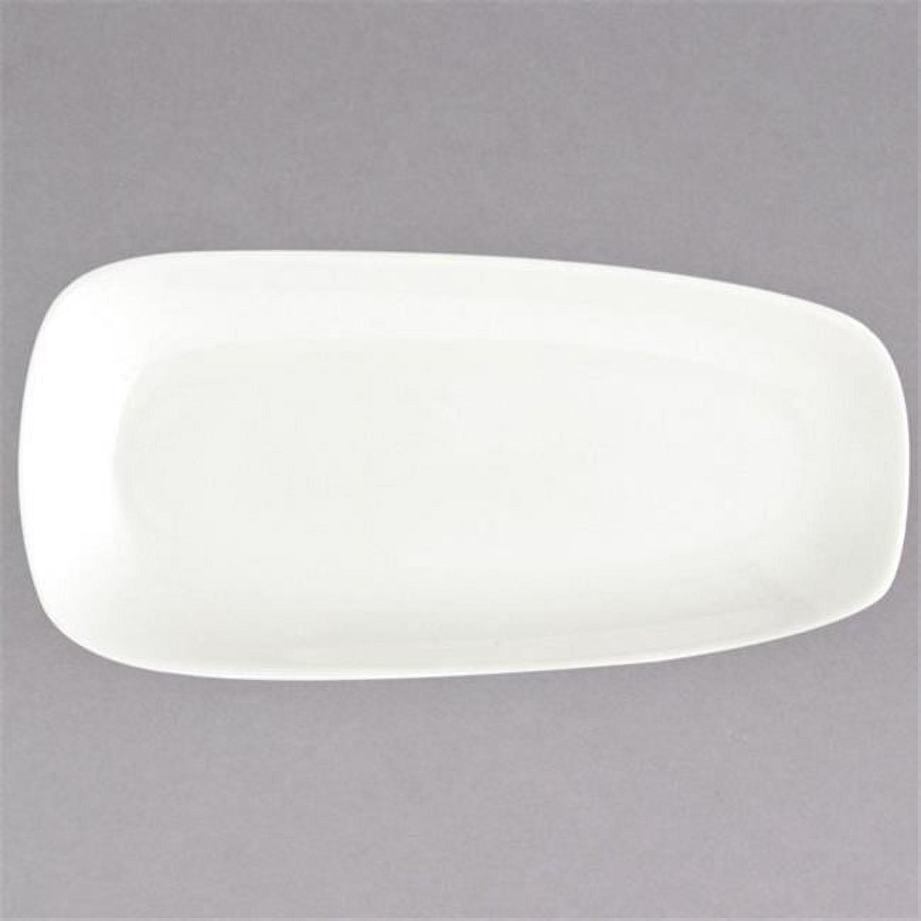 9.5 x 4 in. Stage Warm White Porcelain Rectangular Platter - Walmart.com