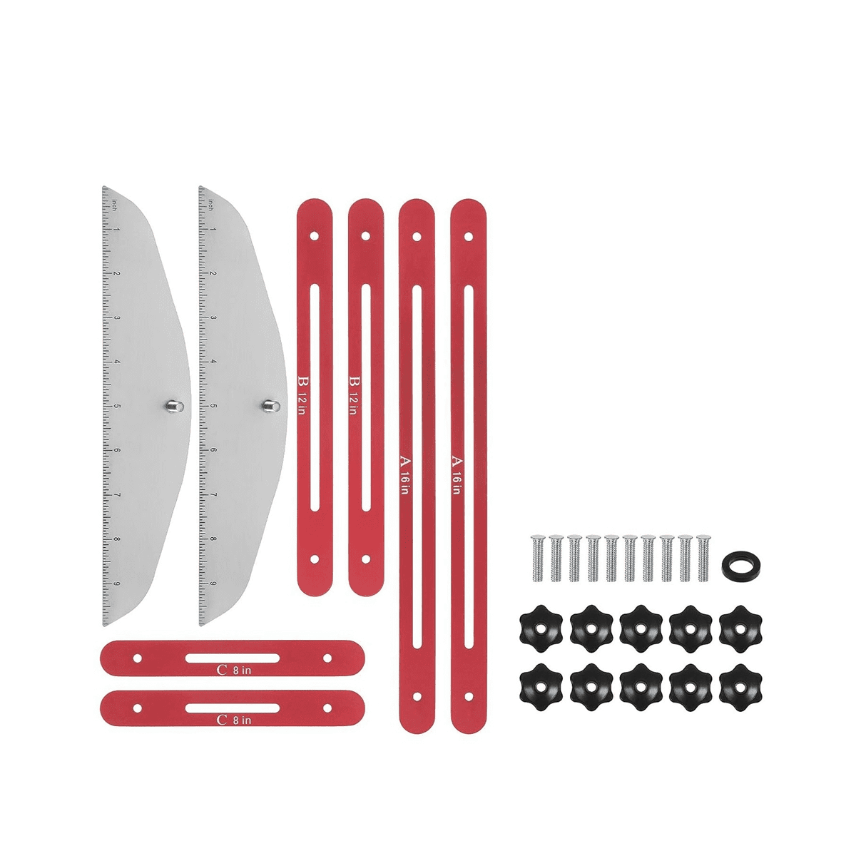9-54Inch Adjustable Stair Measuring Tool for Stair Treads for Stairs ...