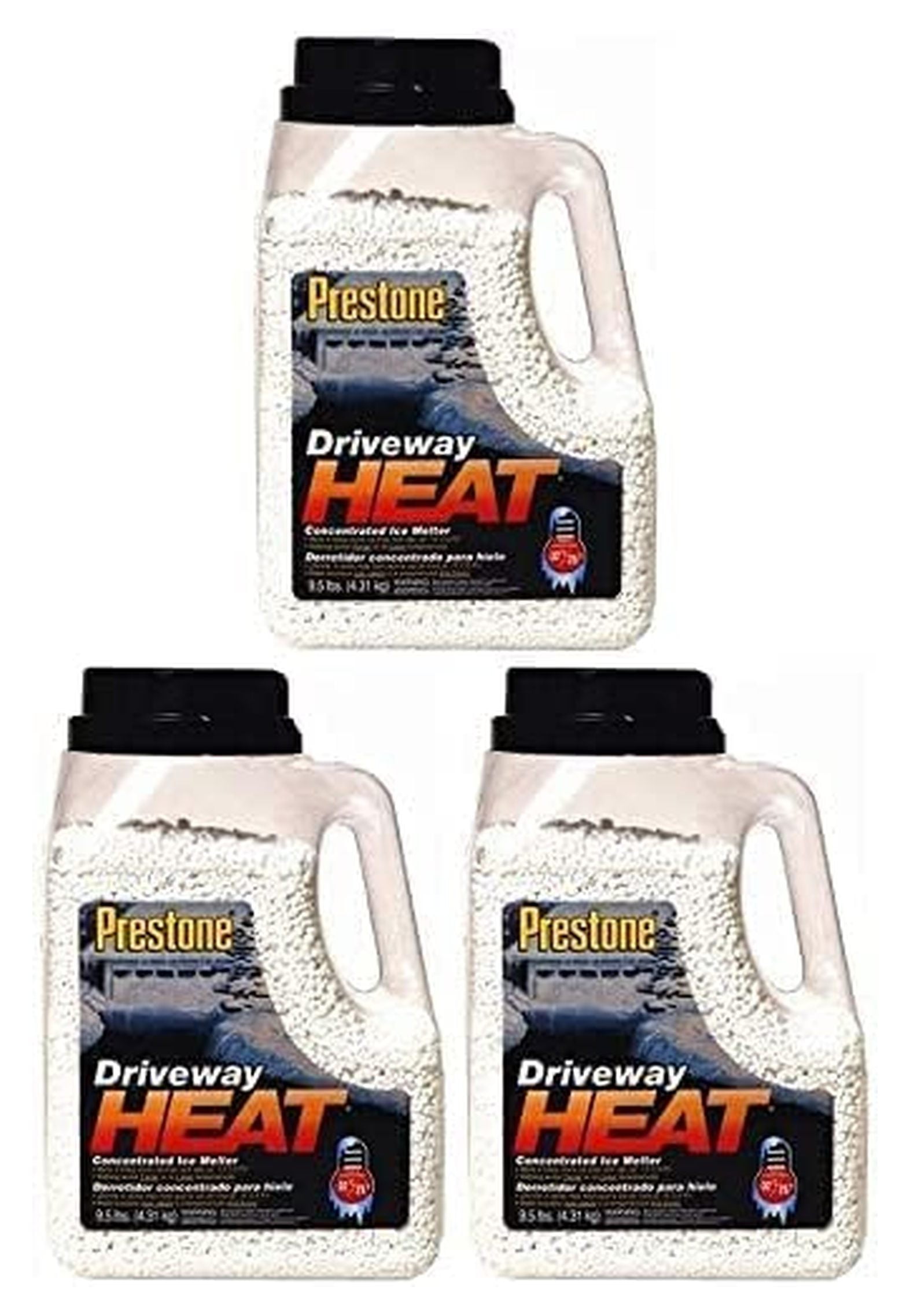 9.5J-Heat Prestone Driveway Heat Concentrated Ice Melter, 9.5-Pound ...