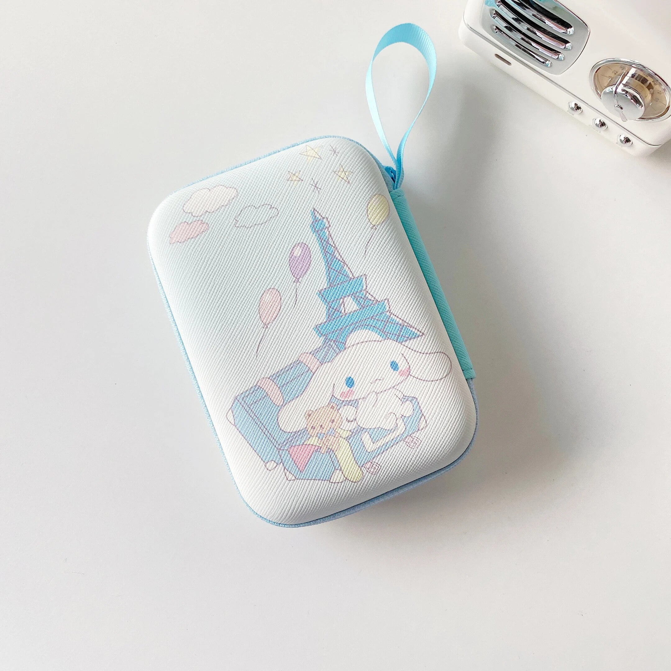 9.5cm*13.5cm Sanrio Portable Earphone Case Mini Headphone Case Zippered ...