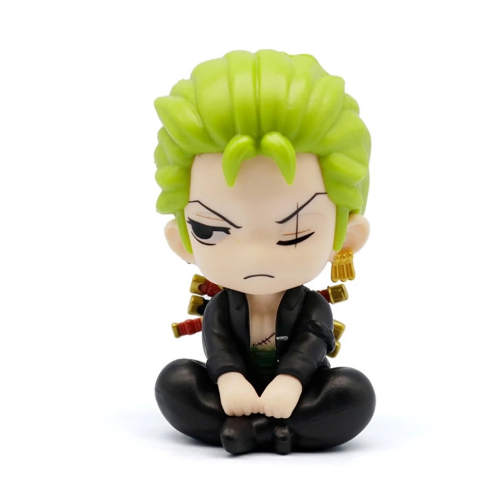 9.5cm ONE PIECE Anime Figure Look Up Luffy/Zoro Action Figure Q Version ...