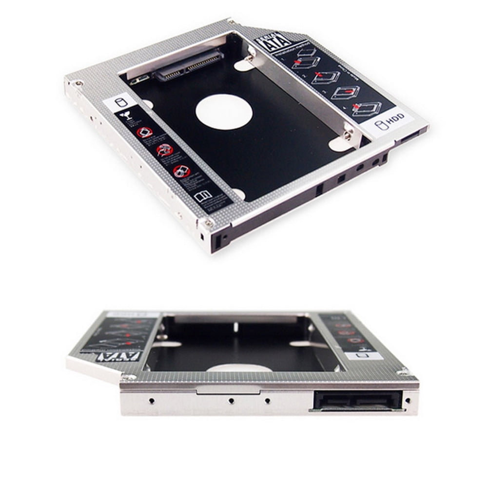 9.5mm Aluminum Alloy SATA3 Laptop CD-ROM Drive Hard Disk Bracket SSD ...