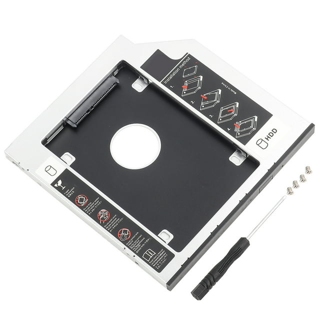 9.5mm Aluminum SATA HDD SSD Enclosure Hard Disk Drive Bay Caddy Optical ... 9.5mm Aluminum SATA HDD SSD Enclosure Hard Disk Drive Bay Caddy Optical ...