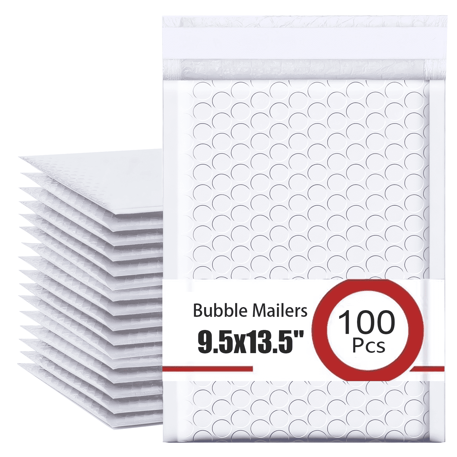 9.5x13.5 Inch Bubble Mailers 100Pcs, Self Seal Waterproof Shipping Bags ...