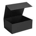 9.5x7x4 Inches Gift Box Withic Closure Lid Black For Wedding Groomsmen ...