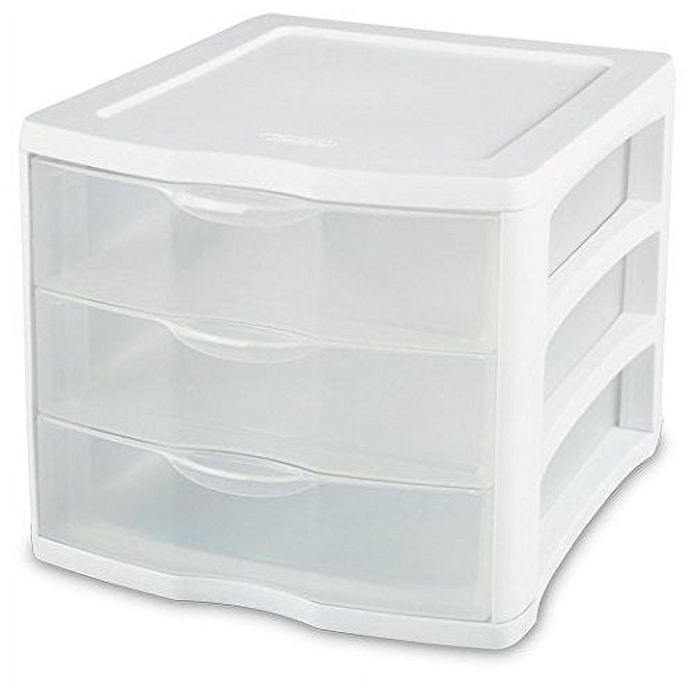 9.625 in. H x 11 in. W x 13.5 in. D Stackable Drawer Organizer (Pack of ...