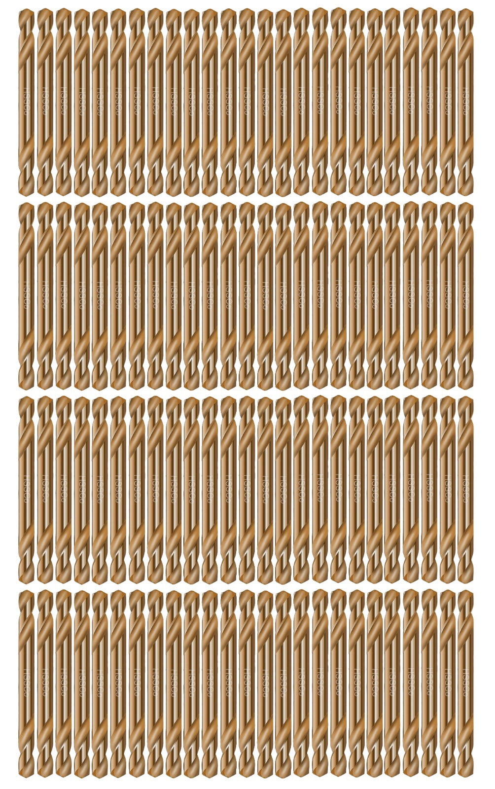 9/64" Inch Double End Cobalt Drill Bit M35 Stubby Body for Steel Metal ...