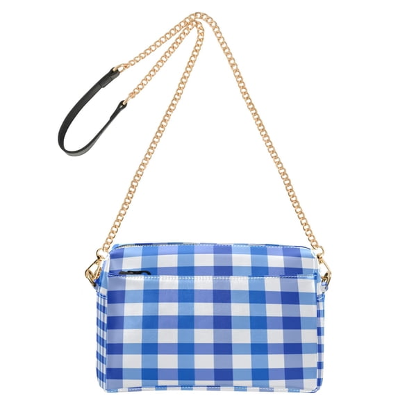 9.65"x3.35"x6.3"PU Leather Women Crossbody Purse, Waterproof Casual ...