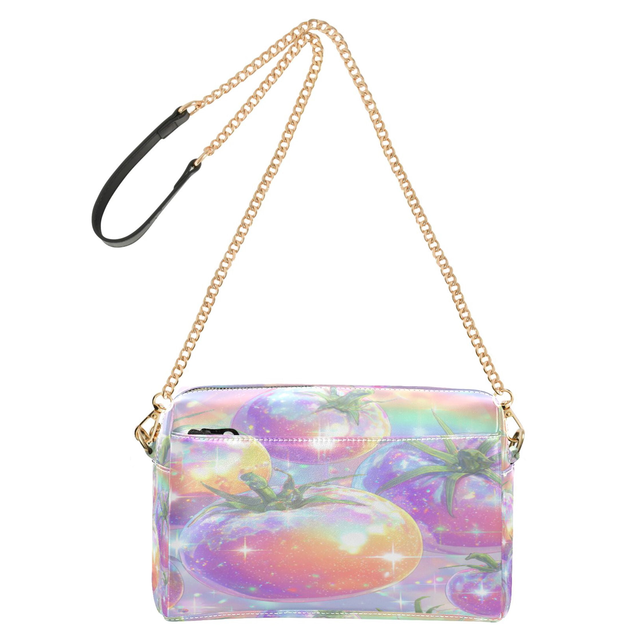 9.65"x3.35"x6.3"PU Leather Women Crossbody Purse, Waterproof Casual ...