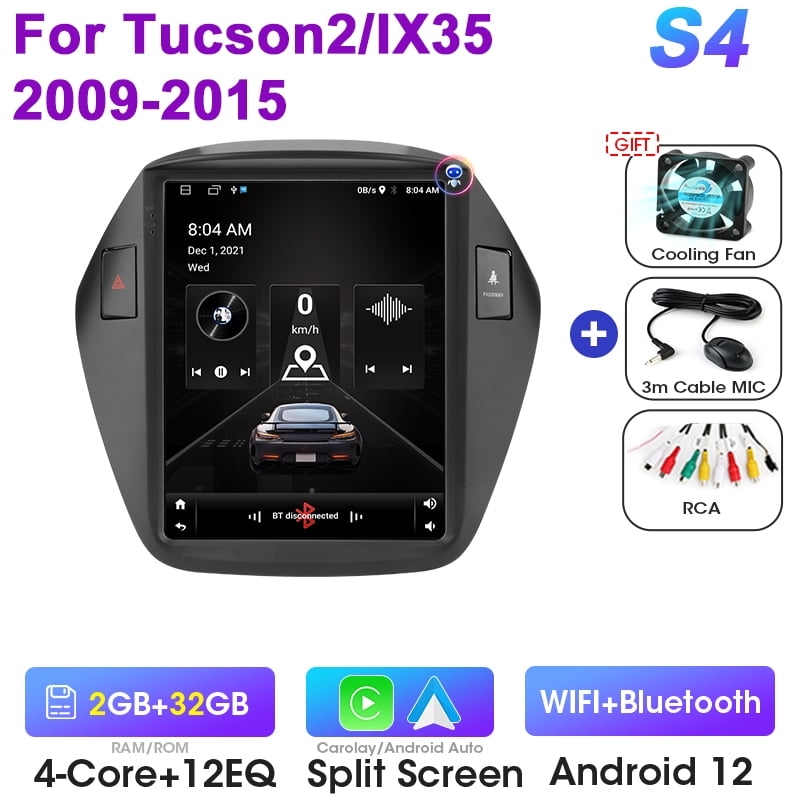 9.7" 2 Din Android 12 Car Radio For Hyundai Tucson 2 LM IX35 2009 - 2015 Multimedia Video Player ...