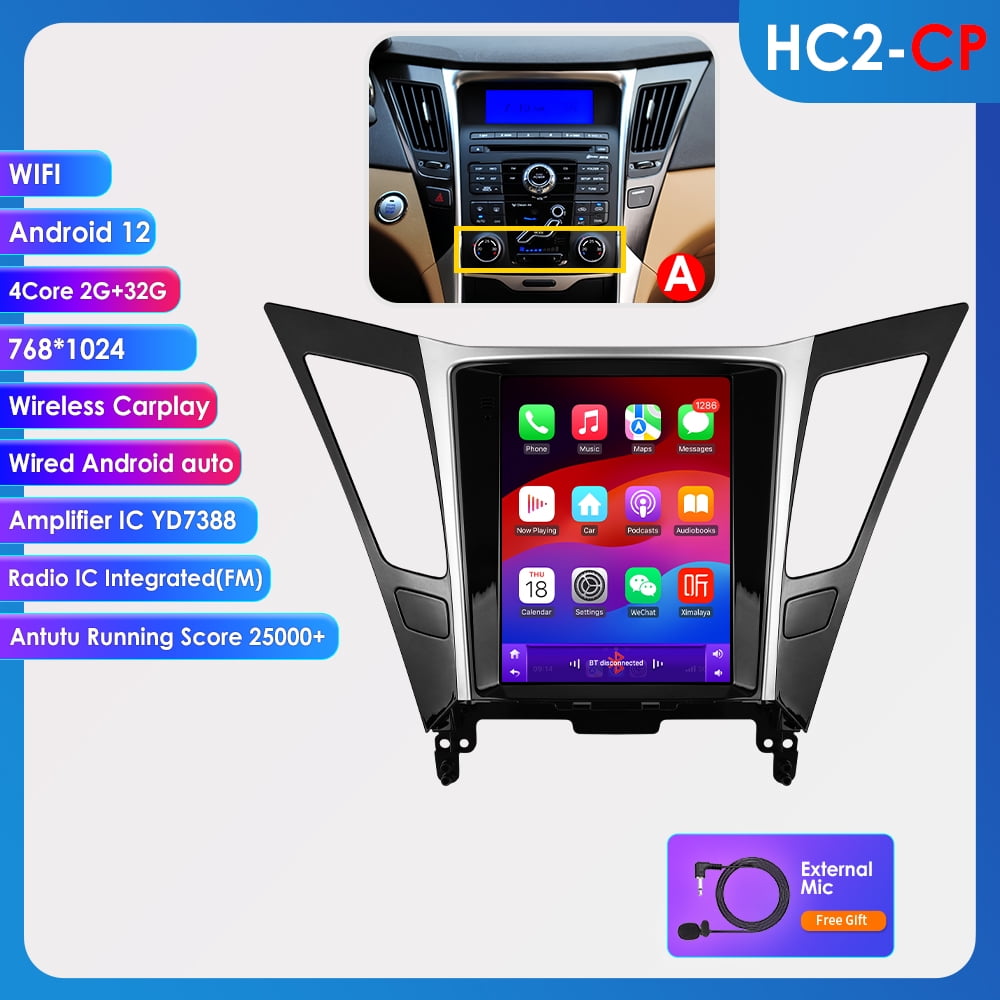 9.7" Android 12 Apple Carplay 2+32GB Wifi RDS Car Stereo Radio Head Unit GPS Navigation Player ...