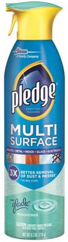 9.7 OZ Multi-Surface Pledge Spray Rainshower Removes Dust & Leaves ...