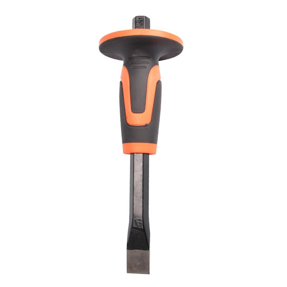 9.7inch Flat Head Chisel with Hand Guard Masonry Split Separate Hard ...