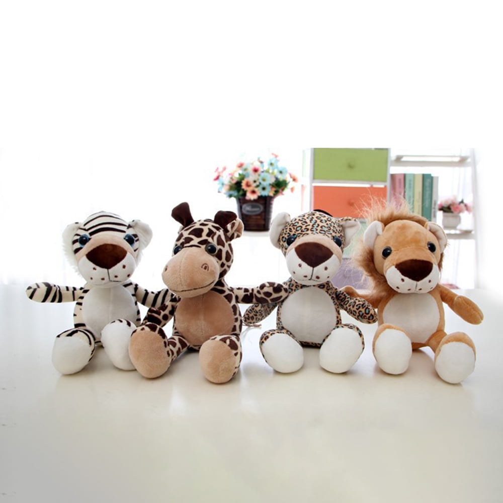 9.8"/25cm Stuffed Animals Plush Toys, Set of 4 Forest Animal Plush ...