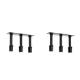 9.8*6" Glass Rack, Under Cabinet Stemware Organizer, Inverted Hanging ...