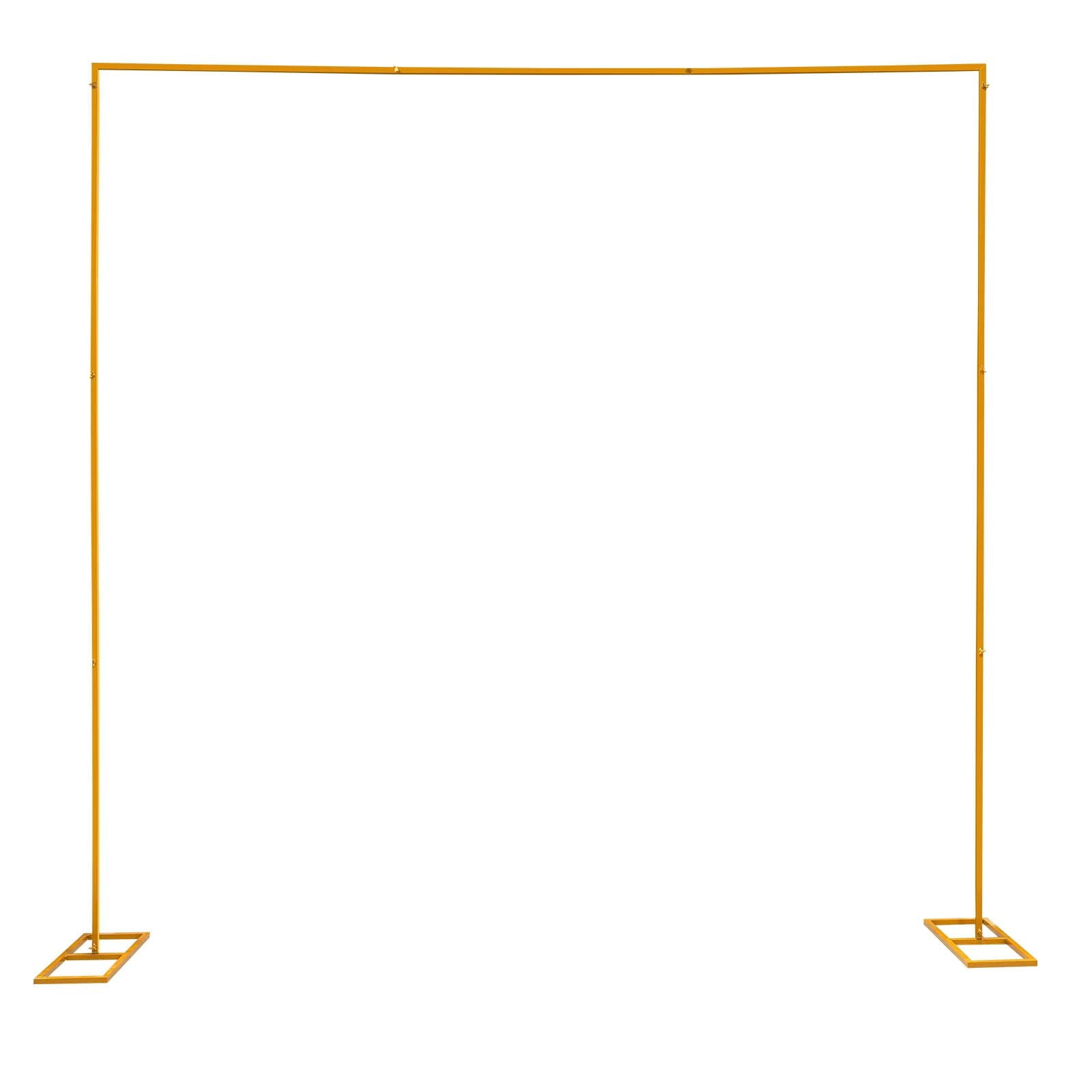 9.8*9.8 FT Metal Arch Backdrop Stand, Square Wedding Balloon Arch Stand ...