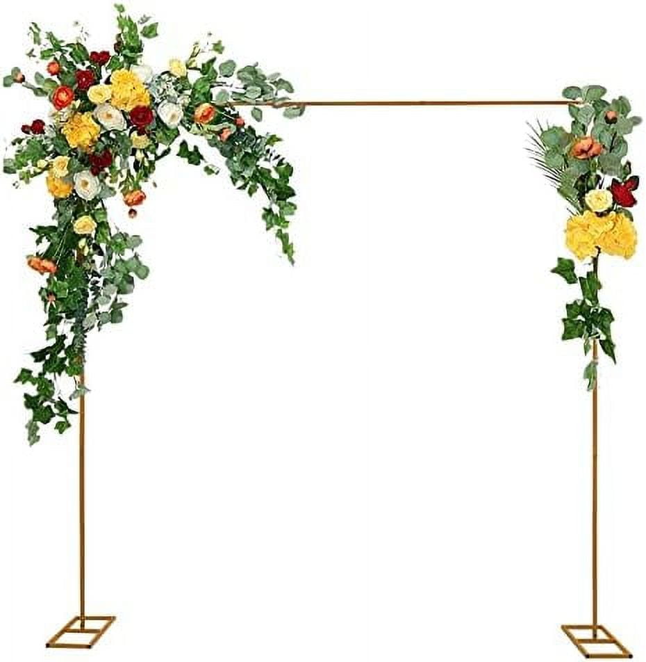 9.8 * 9ft Metal Flower Balloon Frame Square Wedding Arch Backdrop Metal ...