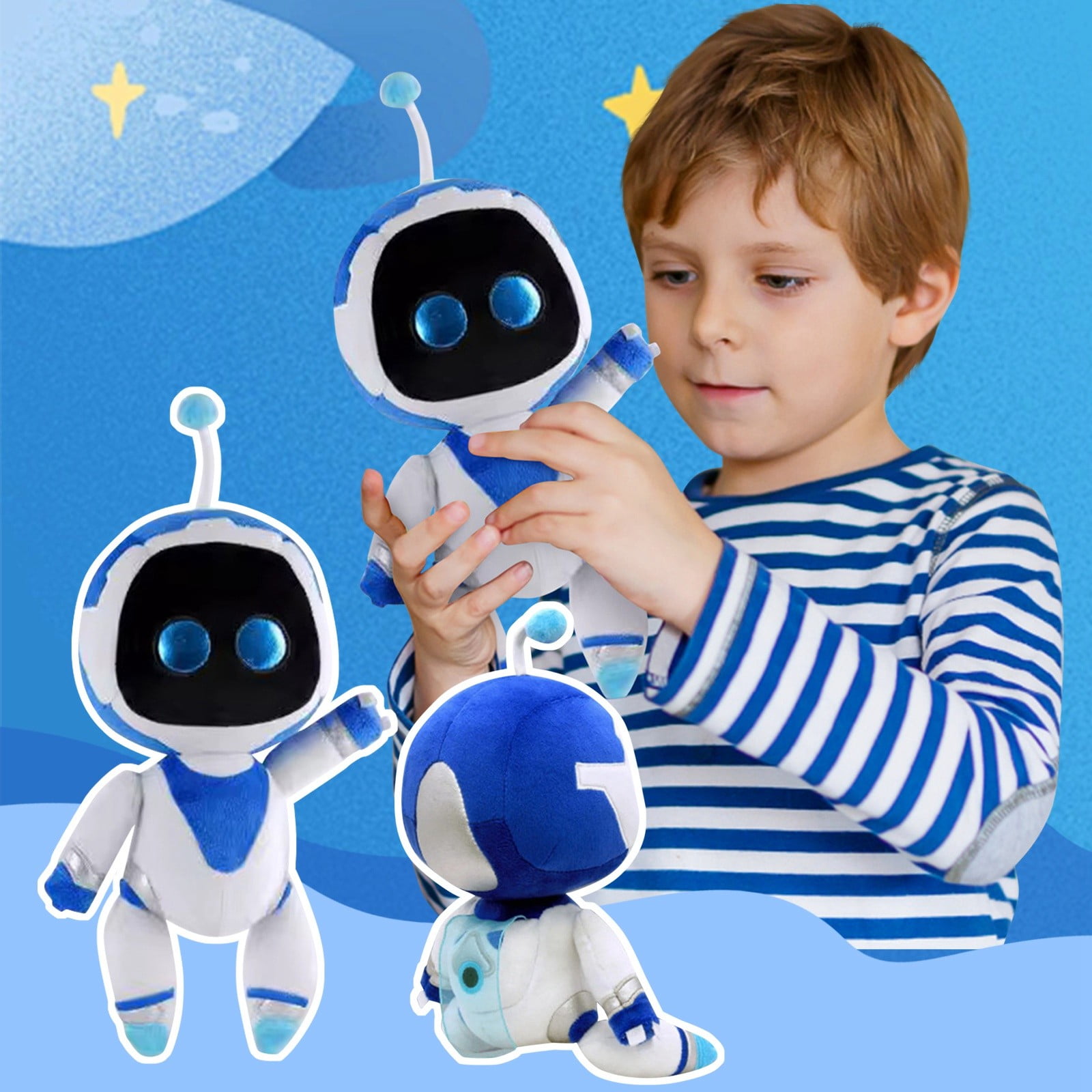 9.8" Astro Bot Plush Toy, Game Astro Bot Stuffed Animals Space Robot ...