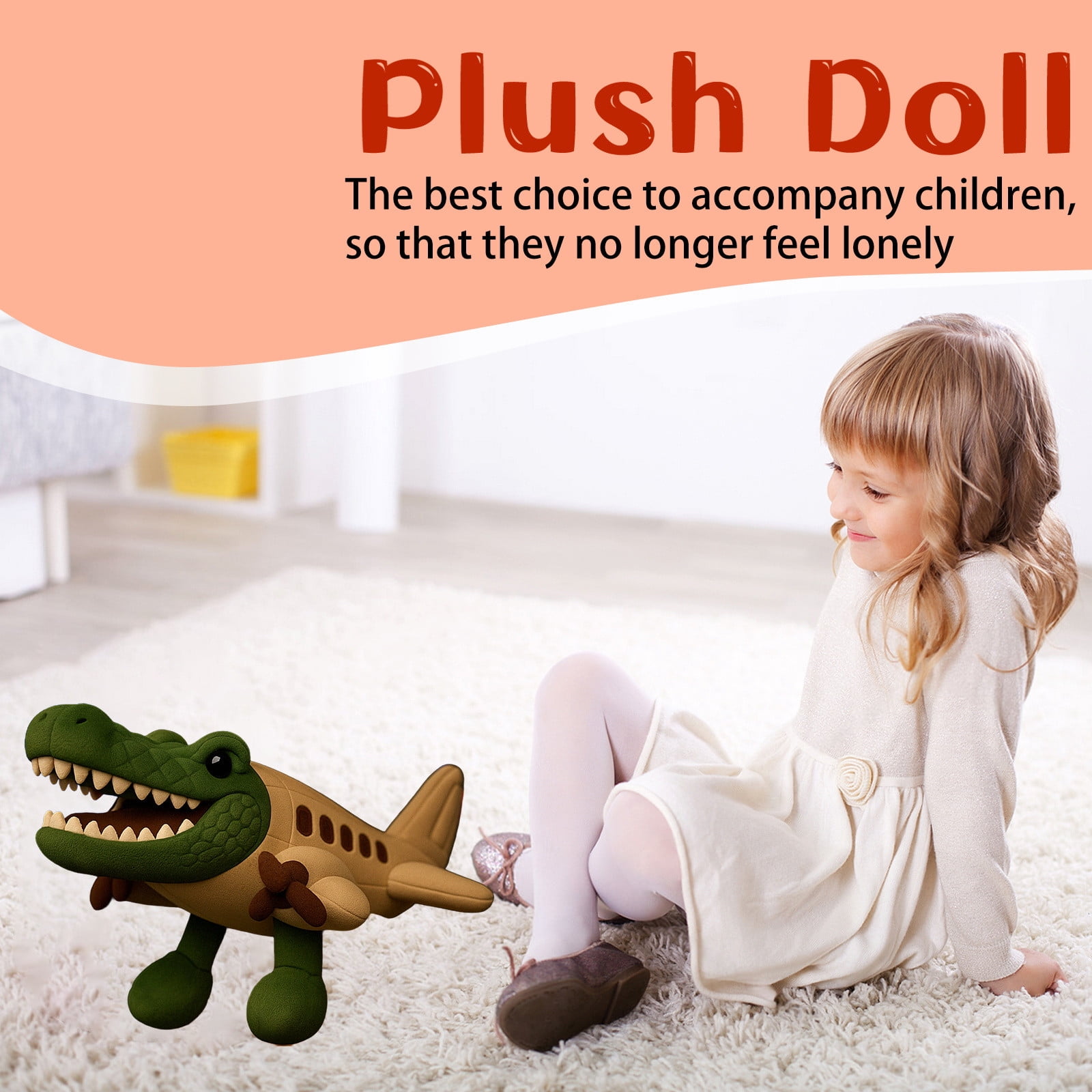 9.8" Bombardino Crocodilo Italian Brainrot Animals Plush, Fun ...